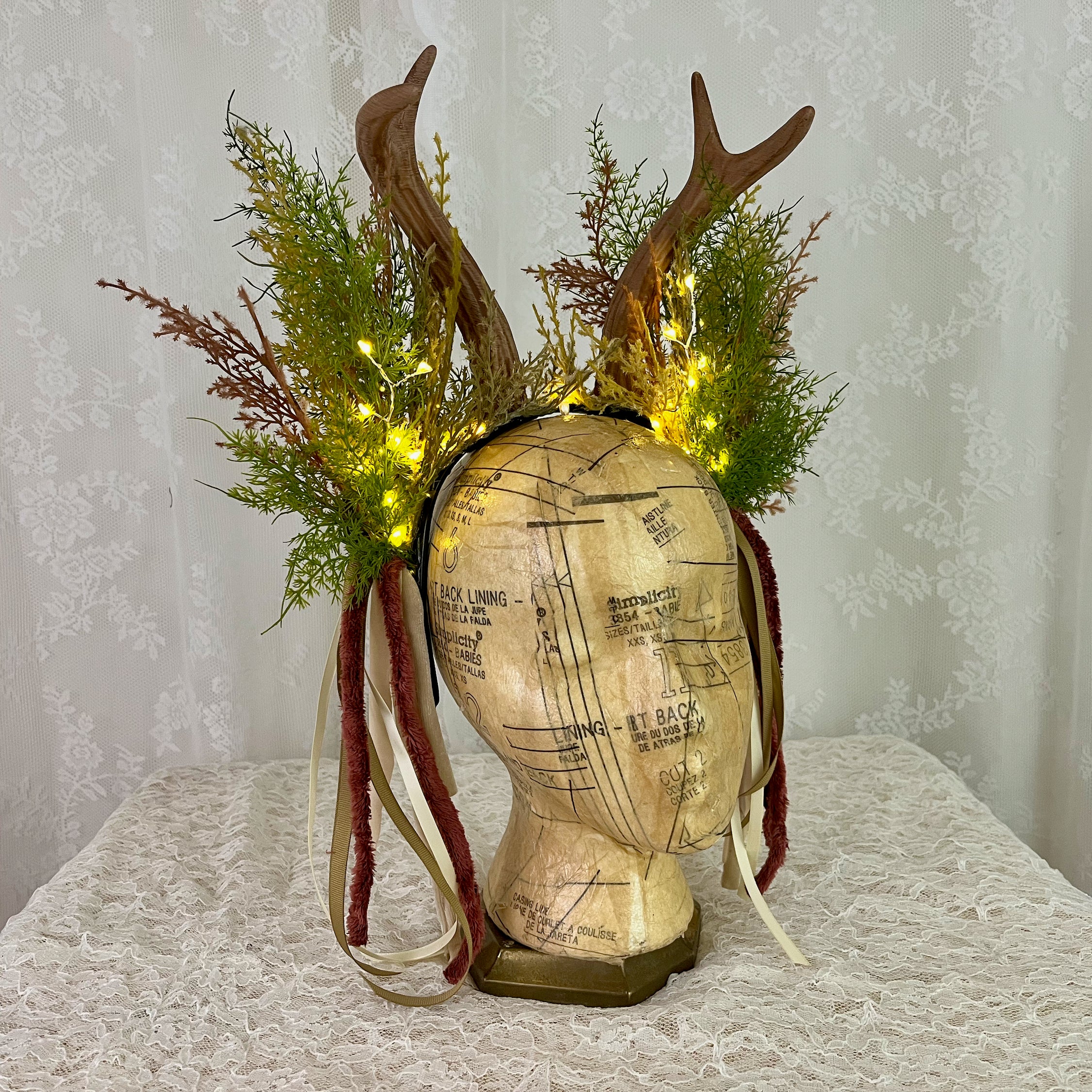Deer Antler Headdress
